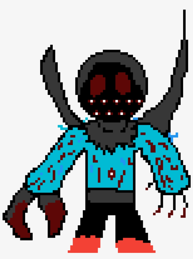 Download Monster Version Of No-face - Pixel Art Portrait | Transparent ...