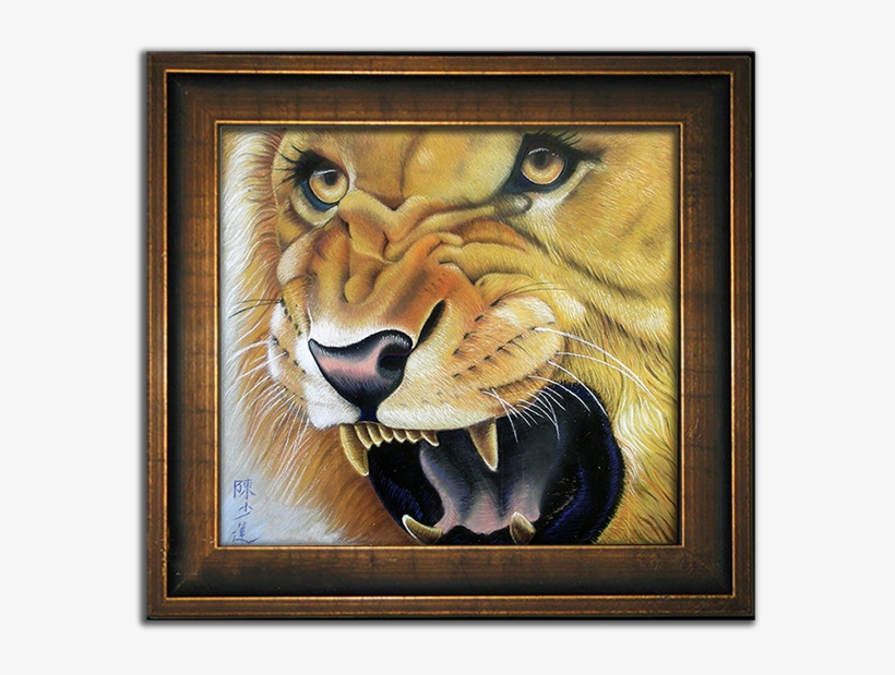 Lion - Picture Frame PNG Image | Transparent PNG Free Download on SeekPNG