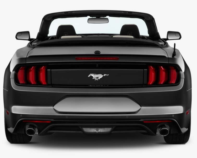 28 - - Mustang 2018 Convertible Back PNG Image | Transparent PNG Free ...