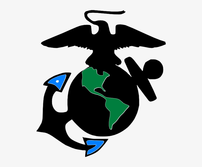 Marine Corp Emblem Clip Art - Simple Marine Corps Emblem PNG Image ...