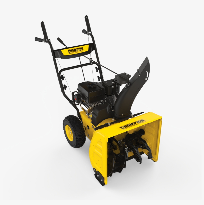 Champion 100434 224cc 24 Inch 2 Stage Gas Snow Blower PNG Image ...