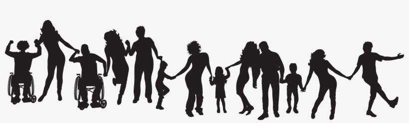 Group Silhouette Inclusive - Silhouette PNG Image | Transparent PNG ...
