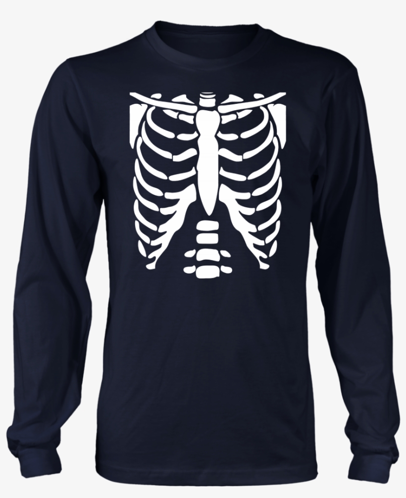 Download Halloween Costume Rib Cage Anatomy T-shirt Bornmay - Skeleton ...