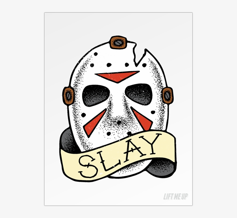 Jason Voorhees Art Print - Slay Stickers PNG Image | Transparent PNG ...