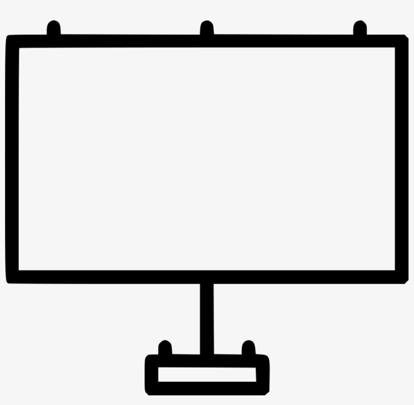 Road Adv Advertise Presentation Promo Stand Board Svg - Presentation ...