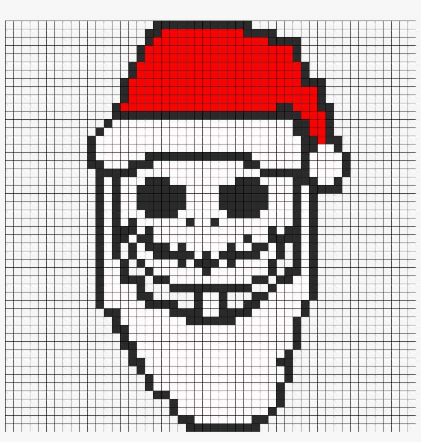Pixelated Jack Skeleton