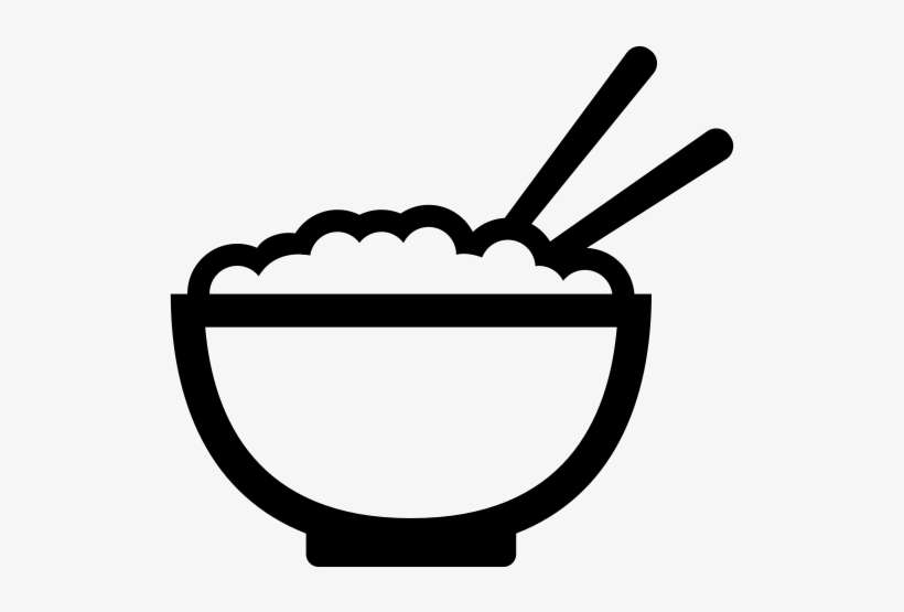 Rice Bowl Line Art PNG Image | Transparent PNG Free Download on SeekPNG