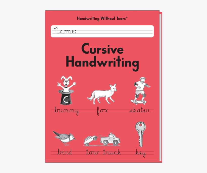 Cursive Handwriting Grade - Handwriting Without Tears Cursive Book PNG ...
