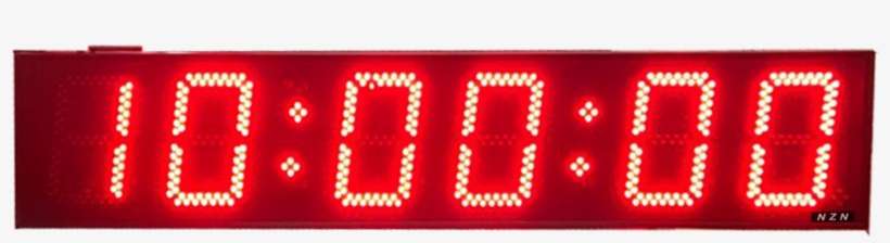 Nzn 20cm Led Digital Clock - Led Display PNG Image | Transparent PNG ...