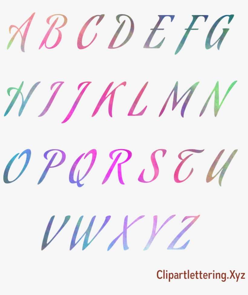 Cursive Picture Transparent Huge Freebie Download - Semi Fancy Font PNG ...