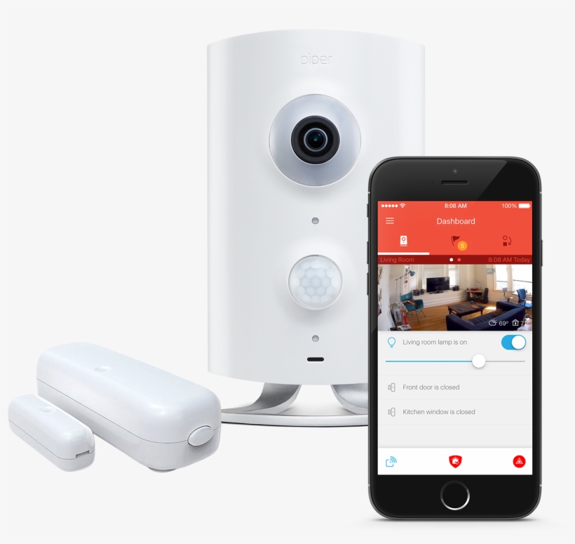 Wireless Security System Png Clipart - Icontrol Networks Piper PNG ...