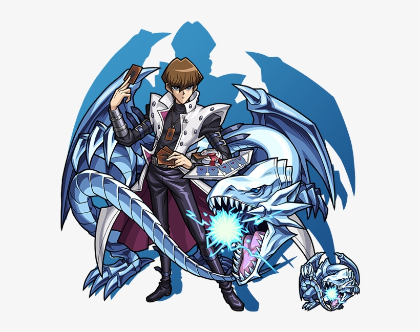 Blue Eyes White Dragon, Official Art - Seto Kaiba PNG Image ...