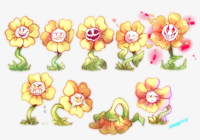Download Flowey | Transparent PNG Download | SeekPNG