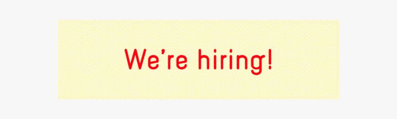 We're Hiring - Orange PNG Image | Transparent PNG Free Download on SeekPNG