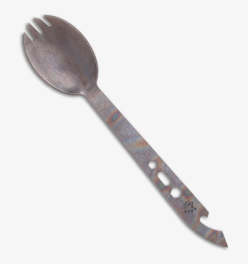 Dj Urbanovsky Titanium Spork Large - Wooden Spoon PNG Image ...
