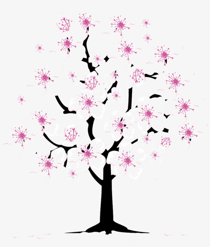 Download Cherry Blossom Tree Clip Art - Animated Cherry Blossom Tree ...