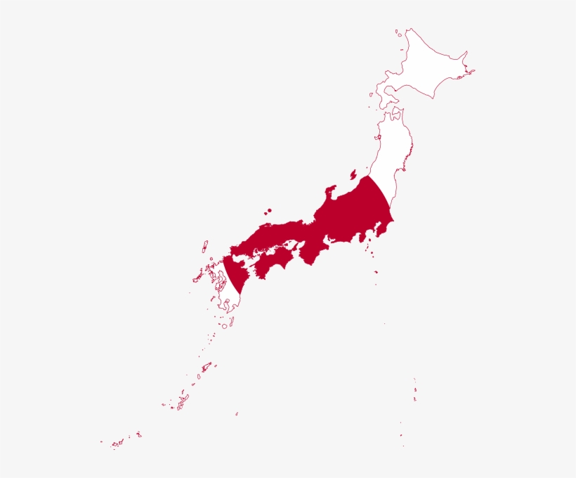 Flag-map Of Japan - Japan Map PNG Image | Transparent PNG Free Download ...