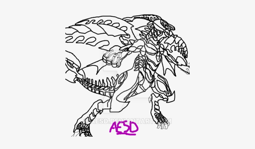 Scar Red Nova Dragon By On @ Draw - Red Nova Dragon Drawing PNG Image ...