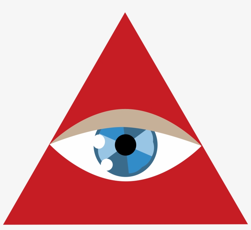 Big Image - Eye In Triangle Women's Tees PNG Image | Transparent PNG ...