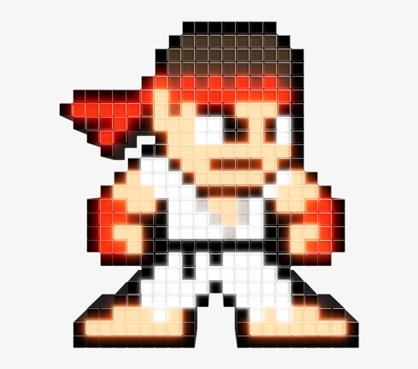 Ryu - - Pixel Pals Street Fighter Ken PNG Image | Transparent PNG Free ...