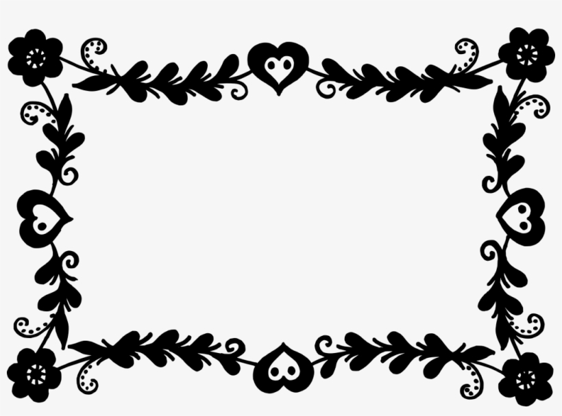 10 Rectangle Flower Frame Vector - Scalable Vector Graphics PNG Image ...