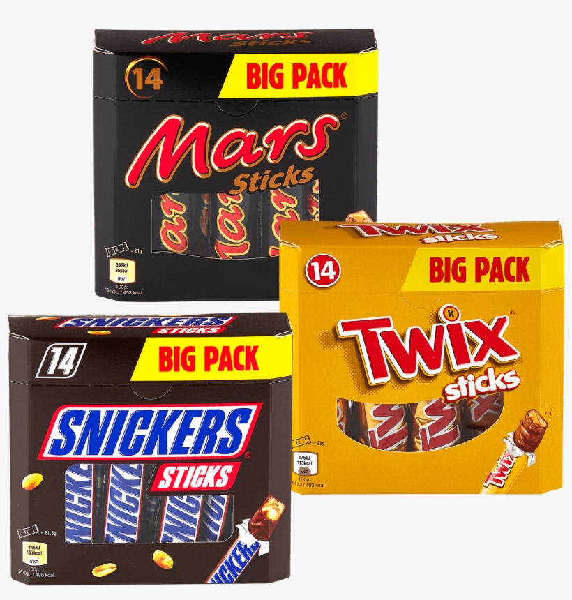 Mars / Snickers / Twix Sticks Von Aldi Nord - Snickers PNG Image ...