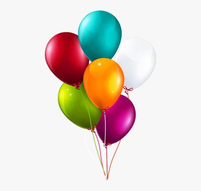 Free Png Download Colorful Balloons Bunch Large Png - Balloon Bunch ...