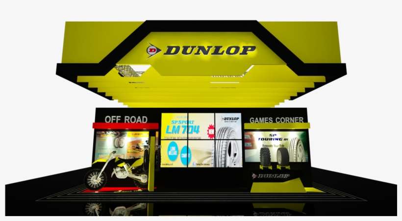 Dunlop Tire Booth On Giias - Dunlop Tyres PNG Image | Transparent PNG ...