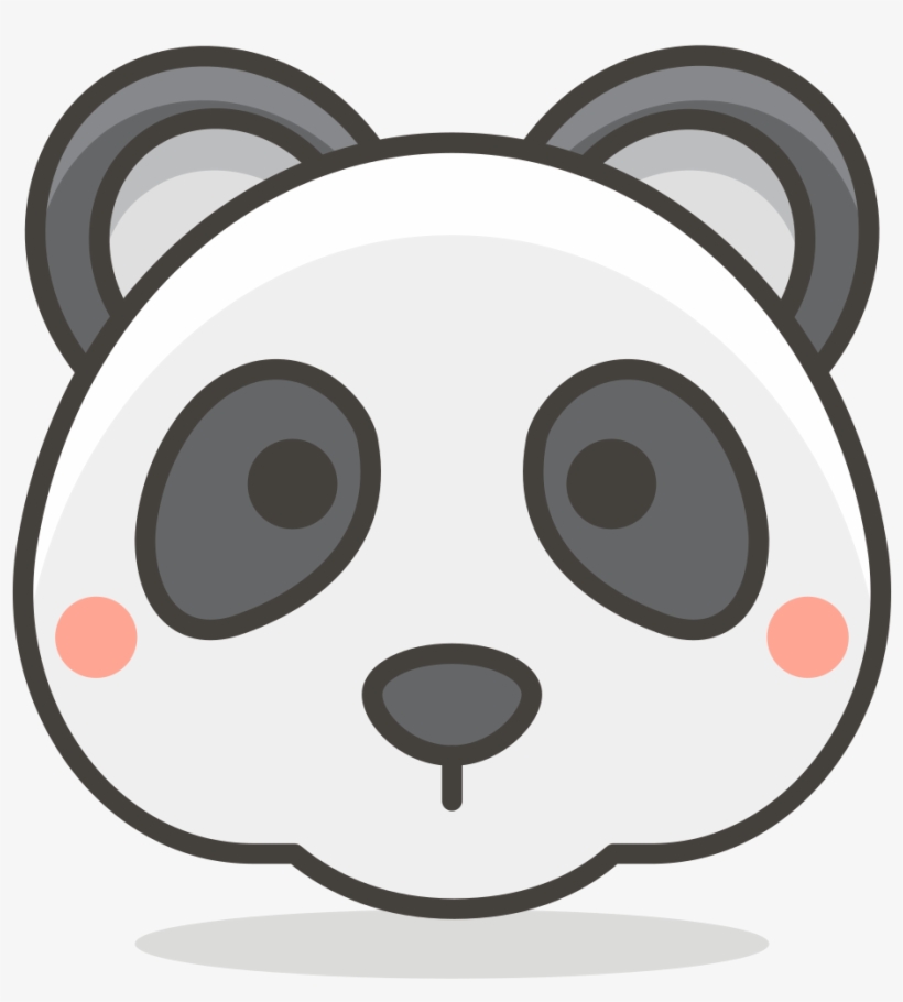 Download 478 Panda Face - Emoji Hewan | Transparent PNG Download | SeekPNG