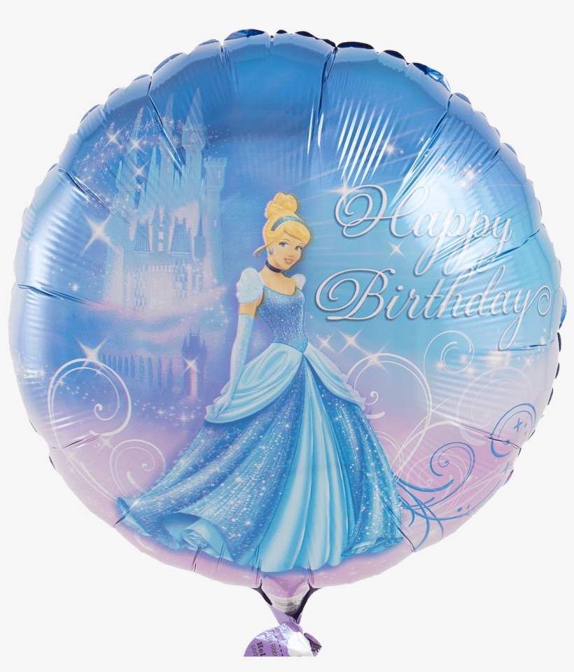 Cinderella Happy Birthday - Cinderella Shape Balloon Png PNG Image ...