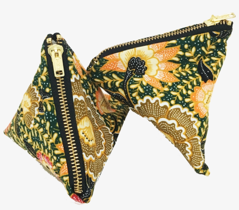 Dumpling Pouch- Leafy Dark - Wristlet PNG Image | Transparent PNG Free ...