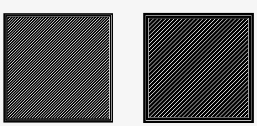 The Model On The Left Has A Smaller Line Width Than - Monochrome PNG ...