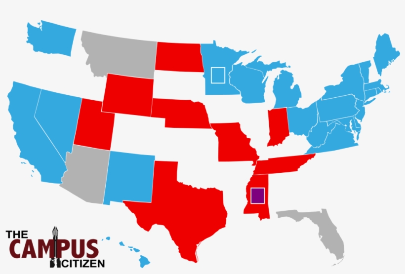With 5 A - 2018 Senate Election Results Map PNG Image | Transparent PNG ...