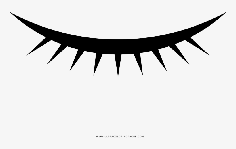 Eyelash Coloring Page - Illustration PNG Image | Transparent PNG Free ...