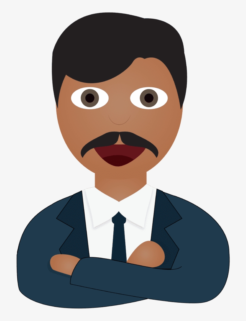 Emoji Hospitality Leaders - Manager Emoji PNG Image | Transparent PNG ...
