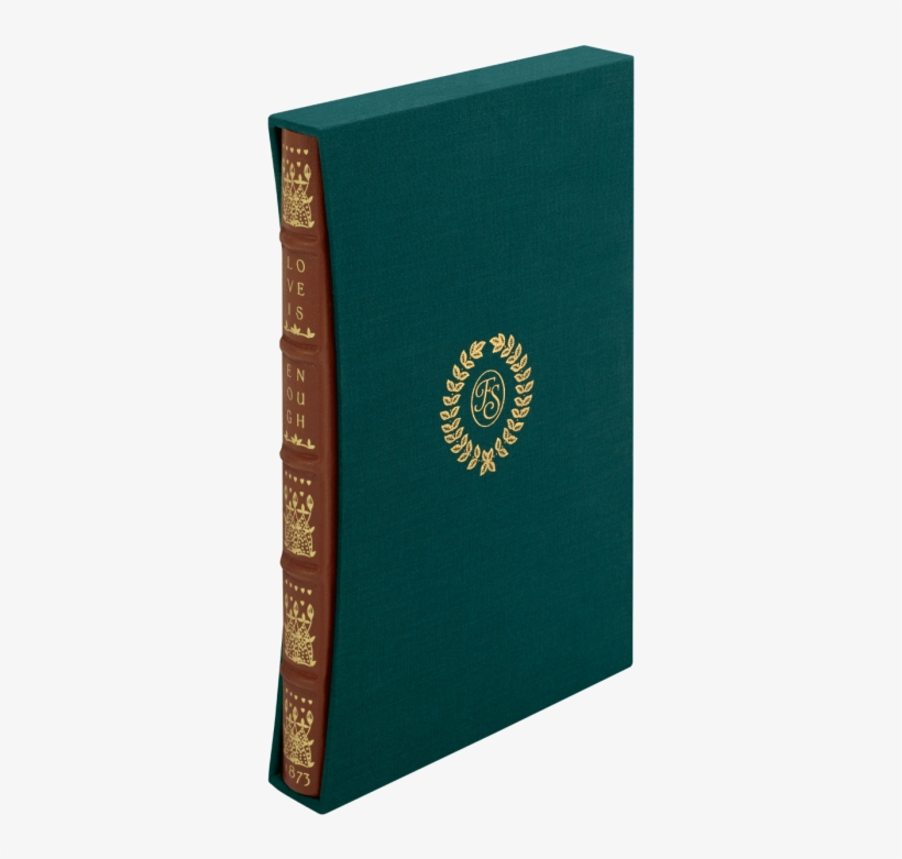 Love Is Enough Shown In The Slipcase Covered In Teal - Book Cover PNG ...