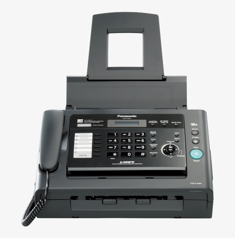 Pictures Of Fax Machines - Panasonic Kx Fl421 PNG Image | Transparent ...