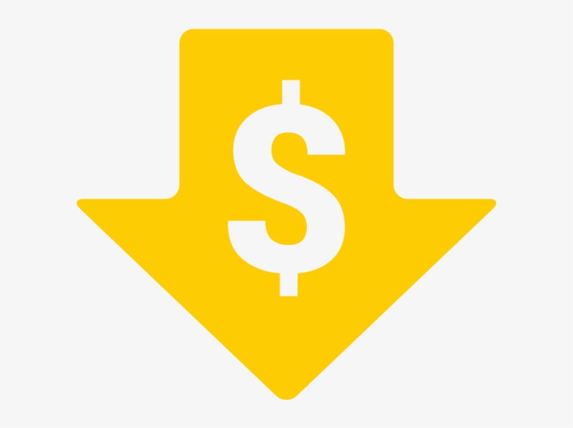 Download Price Reduction Icon - Cost Reduction Symbol | Transparent PNG ...