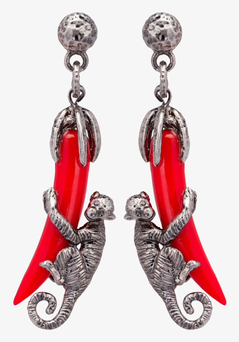 Prada Talisman Monkey Earrings - Earrings PNG Image | Transparent PNG Free Download on SeekPNG