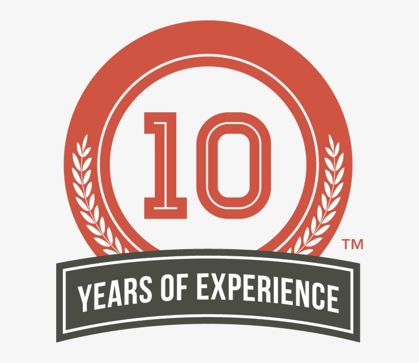 Download 10 Year Experience | Transparent PNG Download | SeekPNG