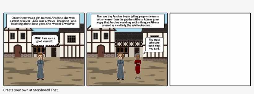 Arachne And Athena - Cartoon PNG Image | Transparent PNG Free Download ...