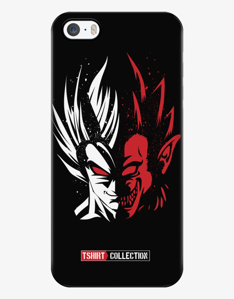 Super Saiyan Goku Half Face Iphone 5, 5s, 6, 6s, 6 - Goku PNG Image ...