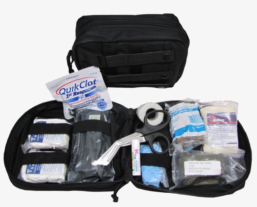 Military Ifak First Aid Kit Black Or Coyote - Ifak Black PNG Image ...