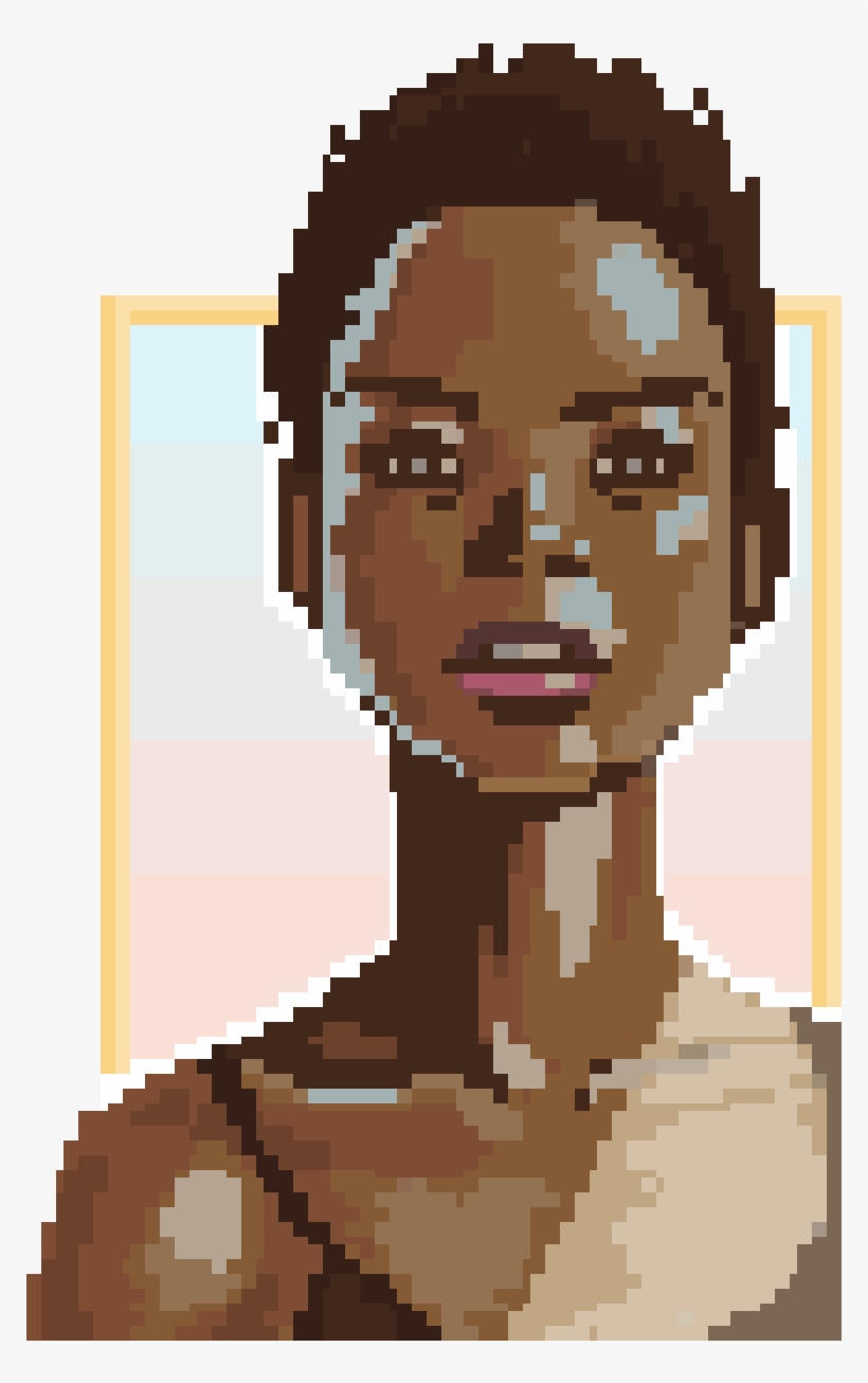 Download 1008 X 1400 5 - Afro Pixel Art | Transparent PNG Download ...