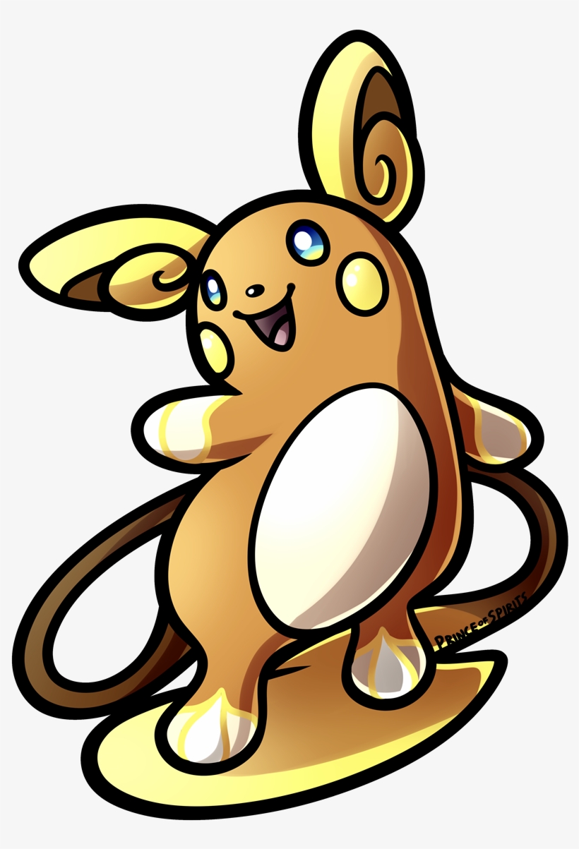 Some More Miscellaneous Alolan Pokemon - Alolan Raichu PNG Image ...