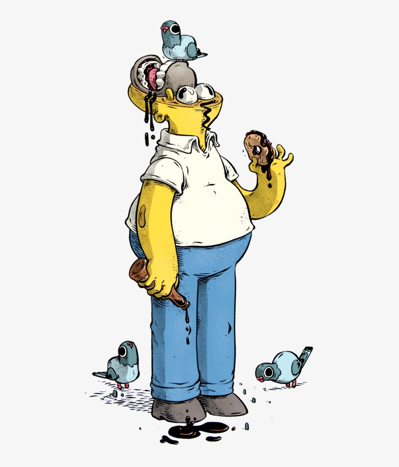 502 X 900 8 - Simpsons Digital Art PNG Image | Transparent PNG Free ...
