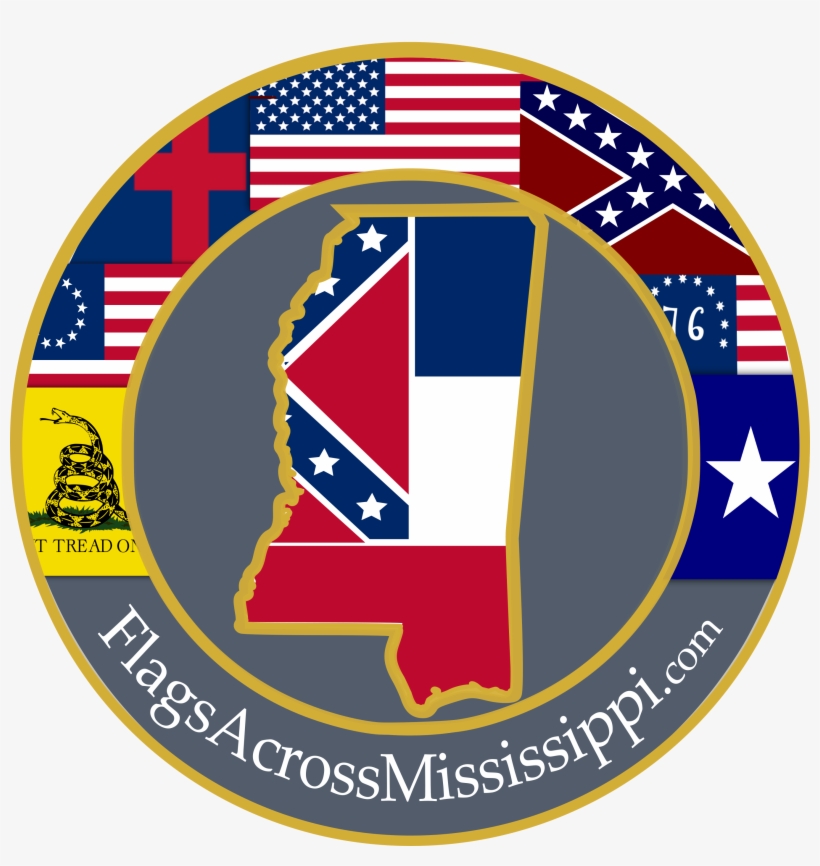 Flags Across Mississippi - Emblem PNG Image | Transparent PNG Free ...