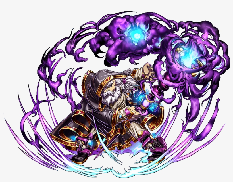 Wizard Merlin - Wayward Merlin Brave Frontier PNG Image | Transparent ...