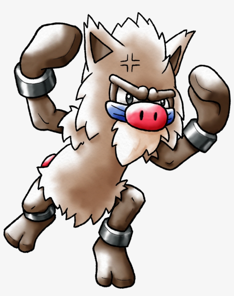 #056 Mankey / #057 Primeape - Cartoon PNG Image | Transparent PNG Free ...