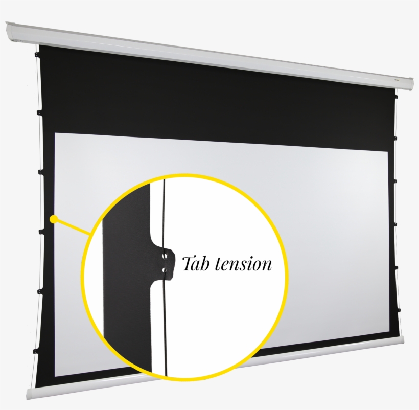 The Electric Screen Is Operated Via The Radio Remote - Projector Screen ...